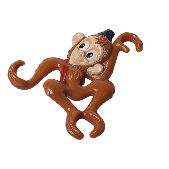 Disney | Toys | Vintage Disney Aladdin Abu Hanging Monkey Toy Figure ...